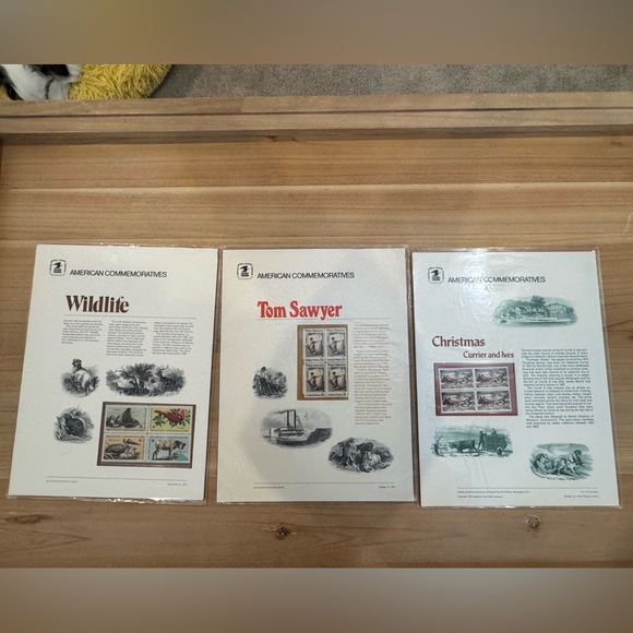 Other | Lot Of 14 Vintage Usps American Commemorative Panels With Mint ...